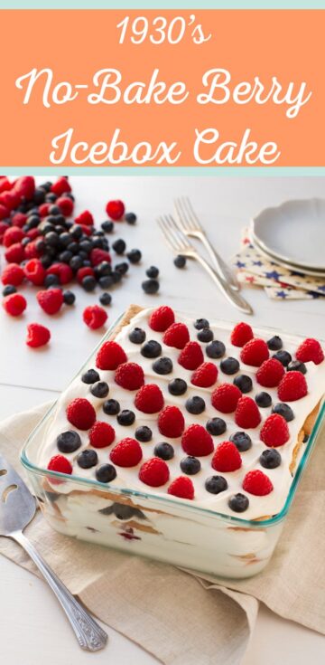 1930's No-Bake Berry Icebox Cake - Cup of Zest