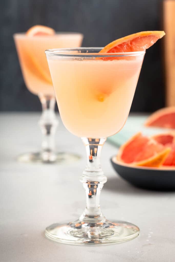 4 Ingredient Shaken Grapefruit Vodka Martini - Cup of Zest