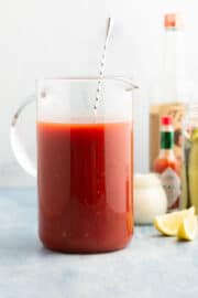 Big Batch Bloody Mary (Easy Pitcher Recipe) - Cup of Zest