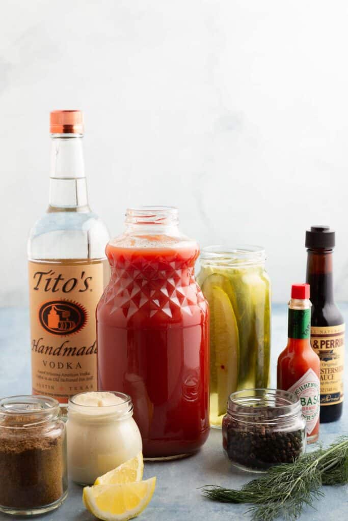 Big Batch Bloody Mary (Easy Pitcher Recipe) - Cup of Zest