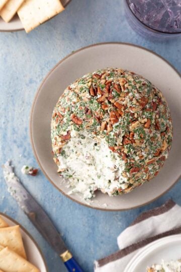 How to Make a Blue Cheese Cheese Ball - Cup of Zest
