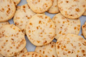 Buttery Slice and Bake Toffee Shortbread Cookies - Cup of Zest