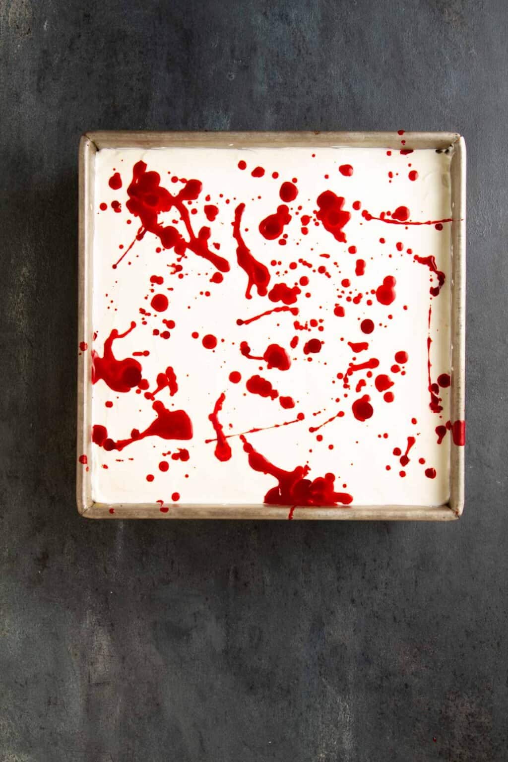 Blood Splatter 7 Layer Dip (Halloween Recipe!) - Cup of Zest